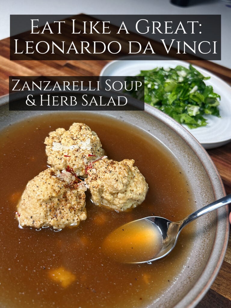 Eating Like Leonardo da Vinci: Zanzarelli & Salad Recipe – Eats History